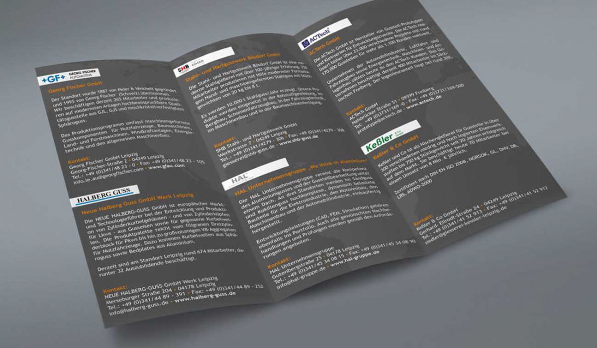 Faltblätter und Falzflyer drucken lassen - Flyer mit Faltung